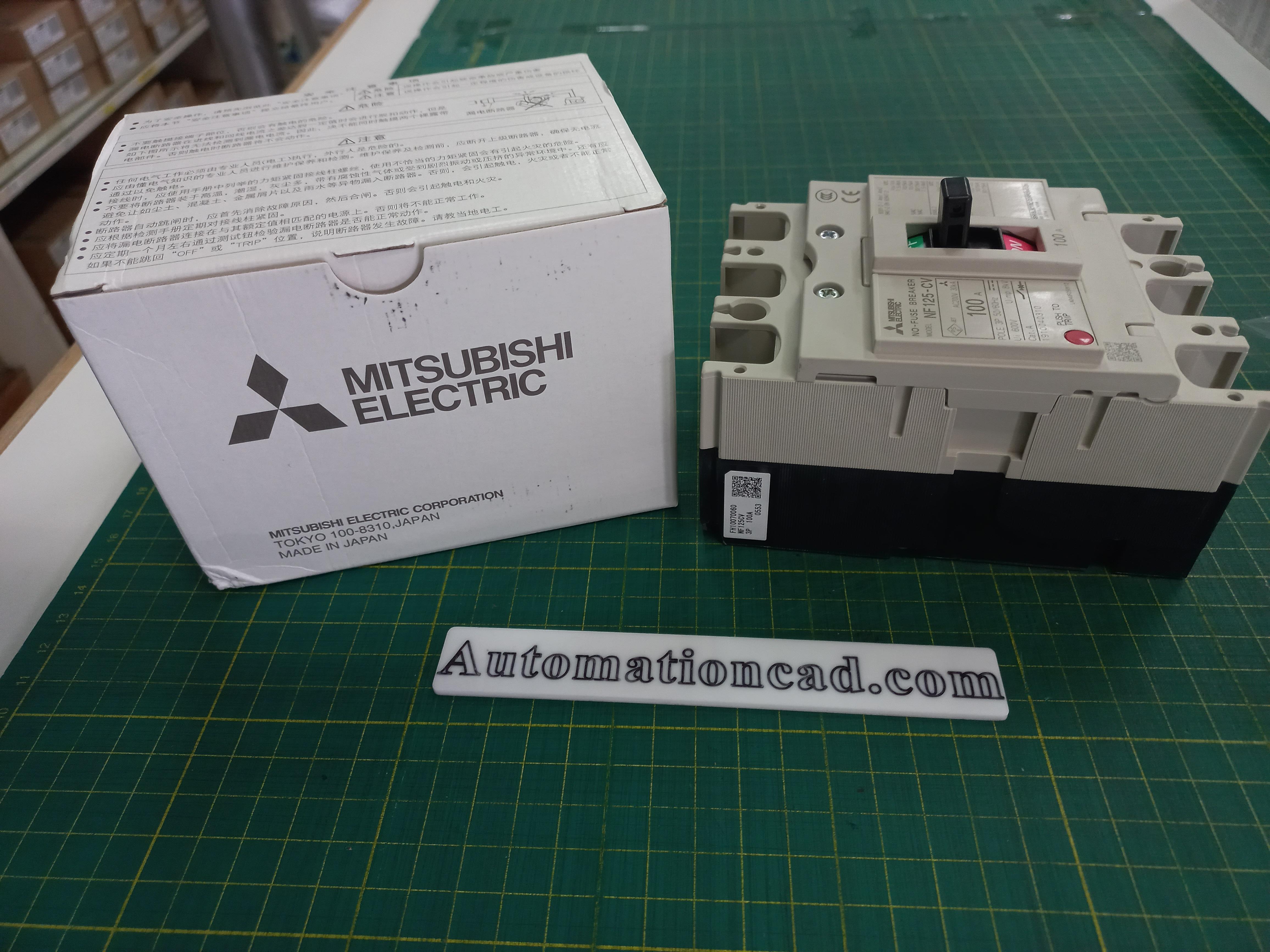 เบรกเกอร์ MITSUBISHI 100A 3P สวิตช์ตัดตอนอัตโนมัติ MCCB - NF125-CV : Inspired by LnwShop.com (v2)