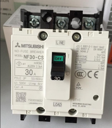 เบรกเกอร์ NF30-CS 3P 30A มิตซูบิชิ MITSUBISHI 30A 3POLE NF30 CS NF30CS : Inspired by LnwShop.com ...