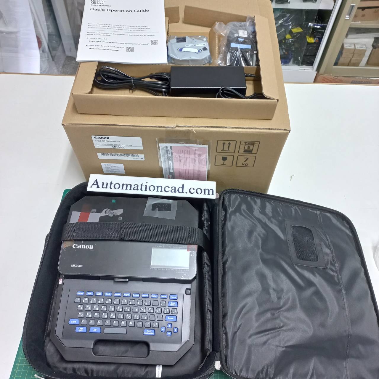 เครื่องพิมพ์ปลอกสายไฟ CANON MK-3000 Label / PVC TUBE Printer Wire Marker : Inspired by LnwShop ...